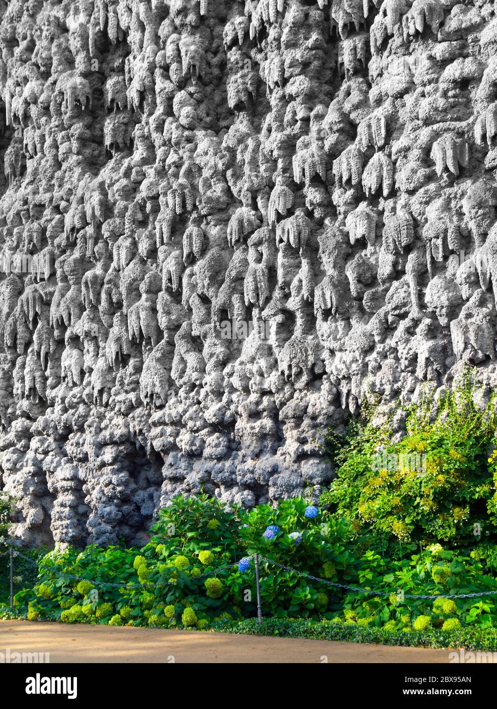 Mysterious Dripstone Wall in the Wallenstein Garden, Prague, Lesser ...