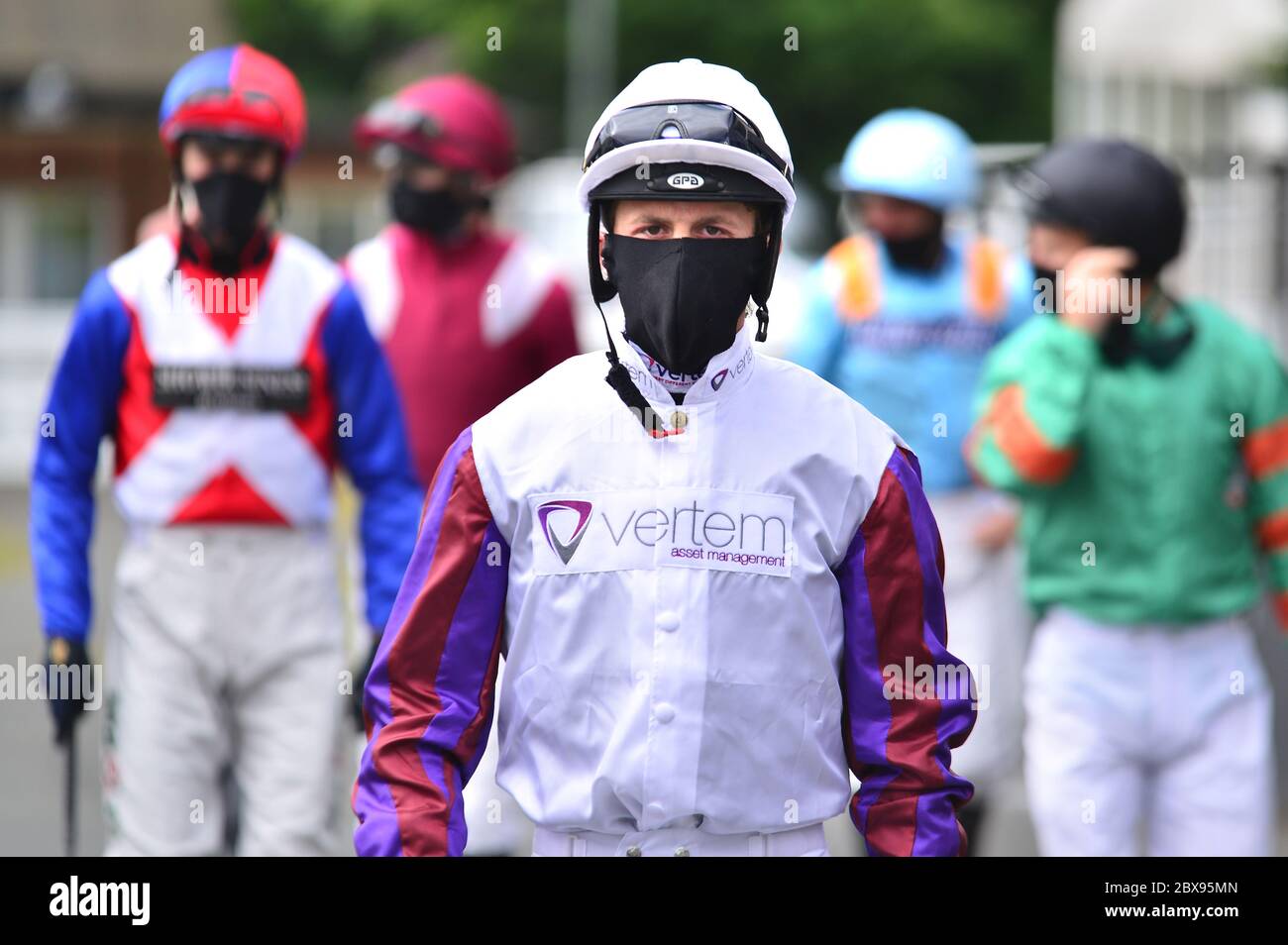 Clifford Lee at Newcastle Racecourse Stock Photo - Alamy