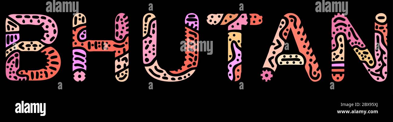 Bhutan souvenir Stock Vector Images - Alamy