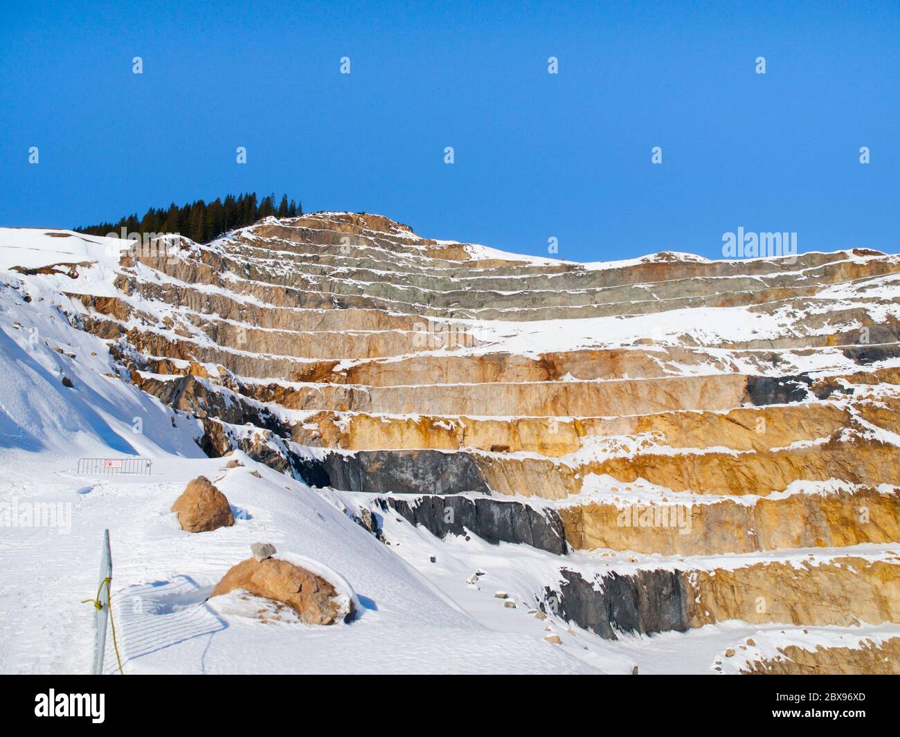 Open pit marble quarry in hi-res stock photography and images - Alamy