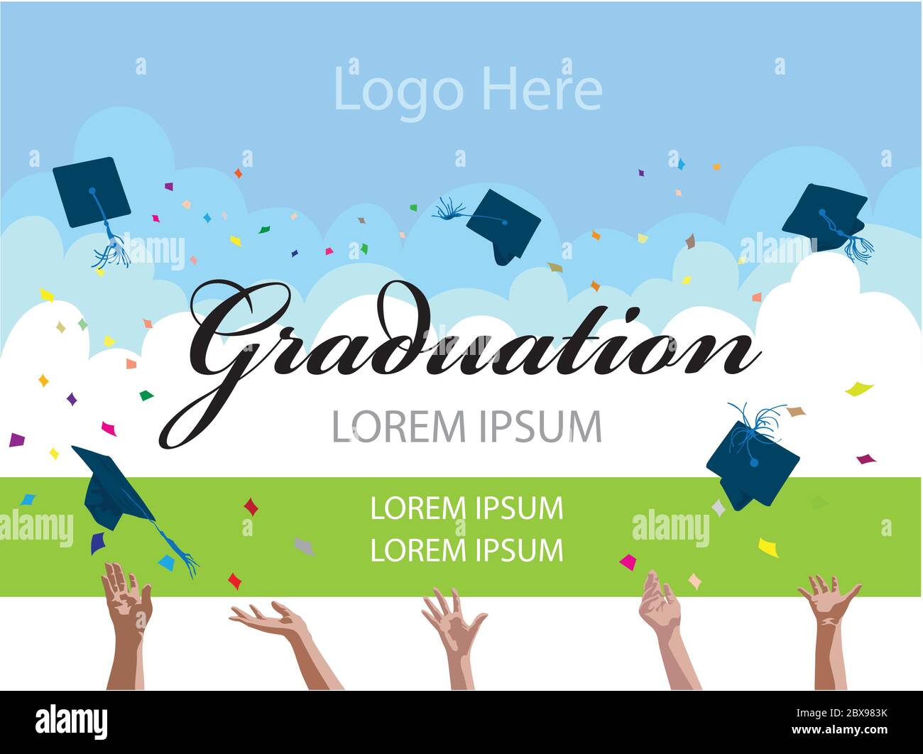 Graduation banner hi-res stock photography and images - Alamy