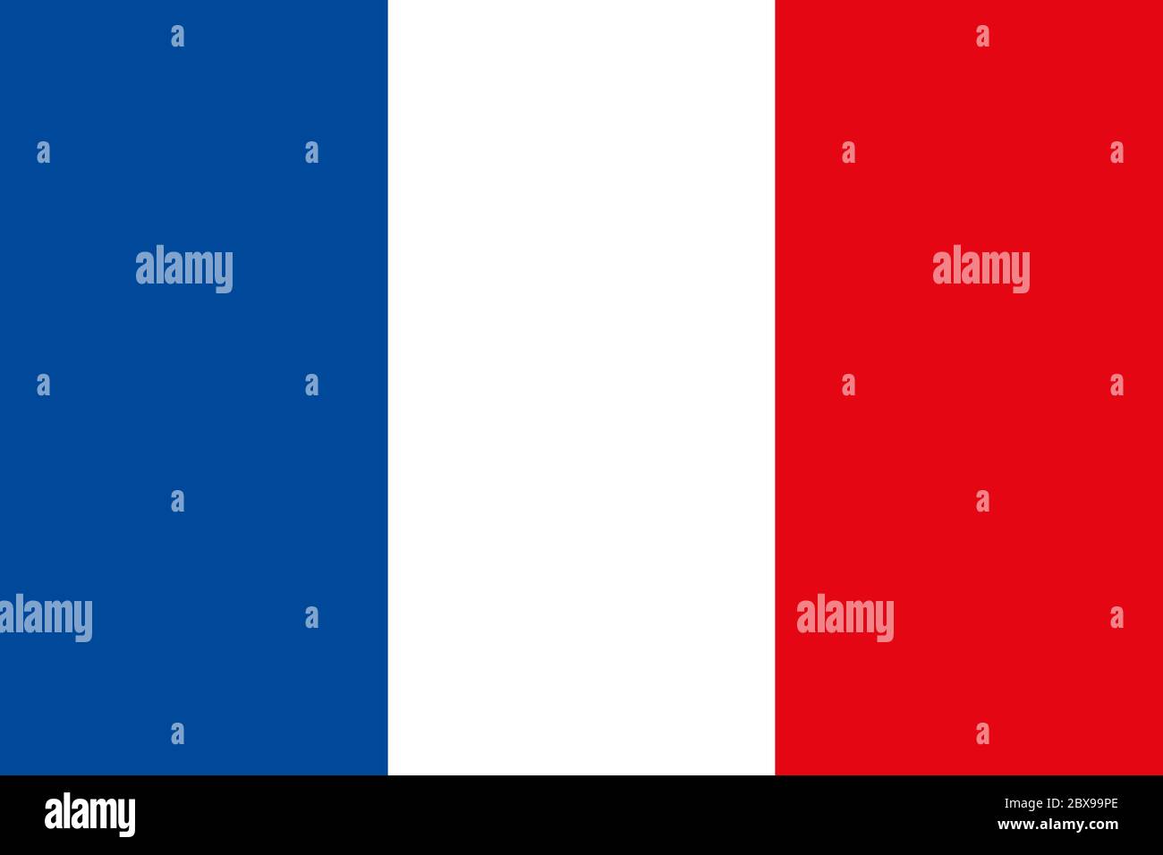 French flag. Official state symbol of country Stock Photo - Alamy