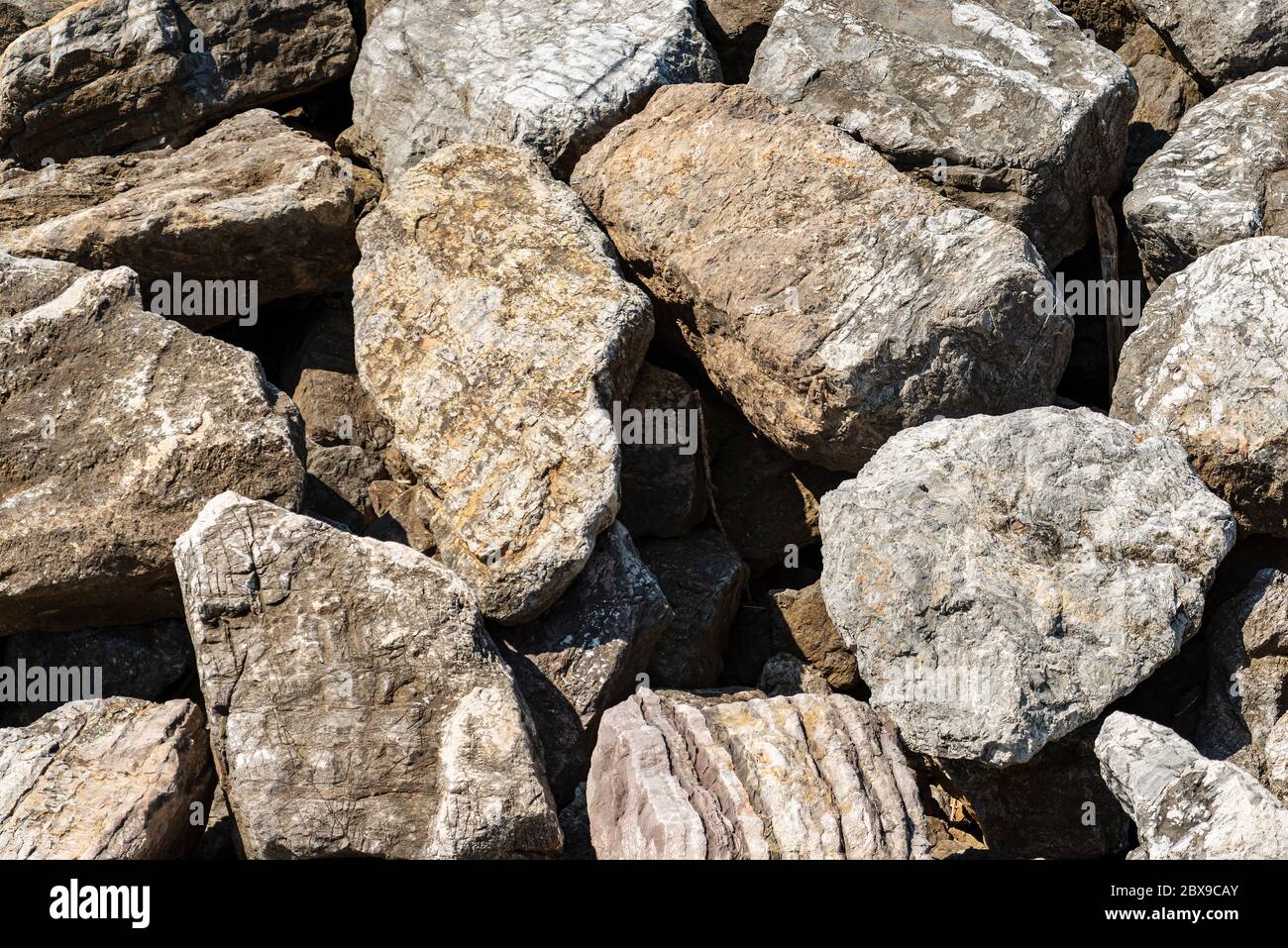 Breakwater made granite stone protect hi-res stock photography and ...