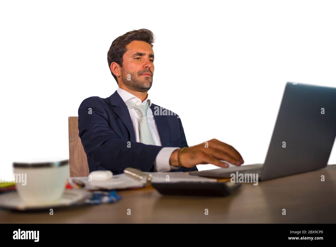 company corporate portrait of young attractive and efficient business ...