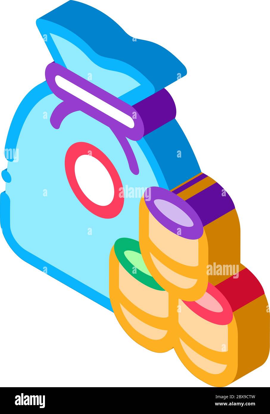 Lotto isometric icon vector illustration Stock Vector Image & Art - Alamy