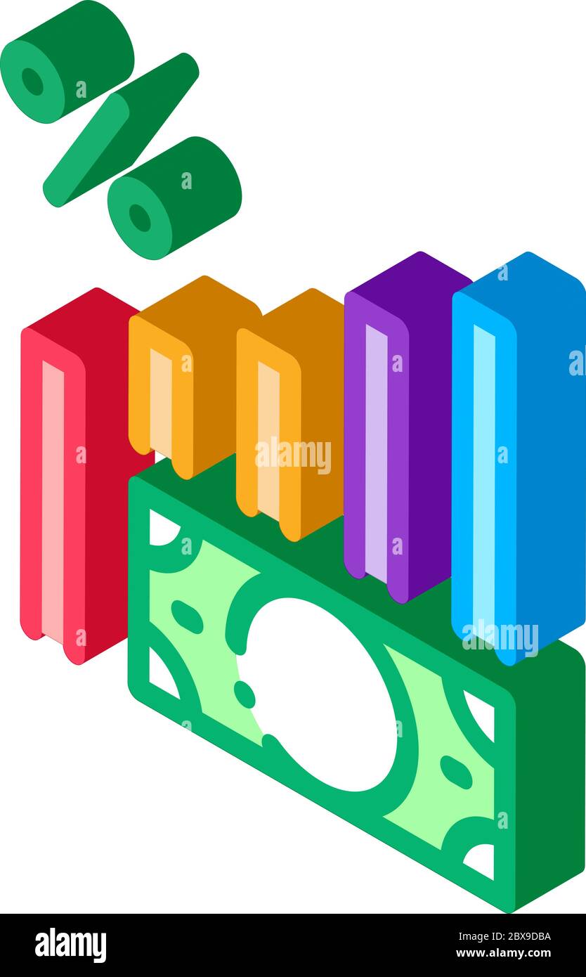 Money Infographic isometric icon vector illustration Stock Vector Image ...