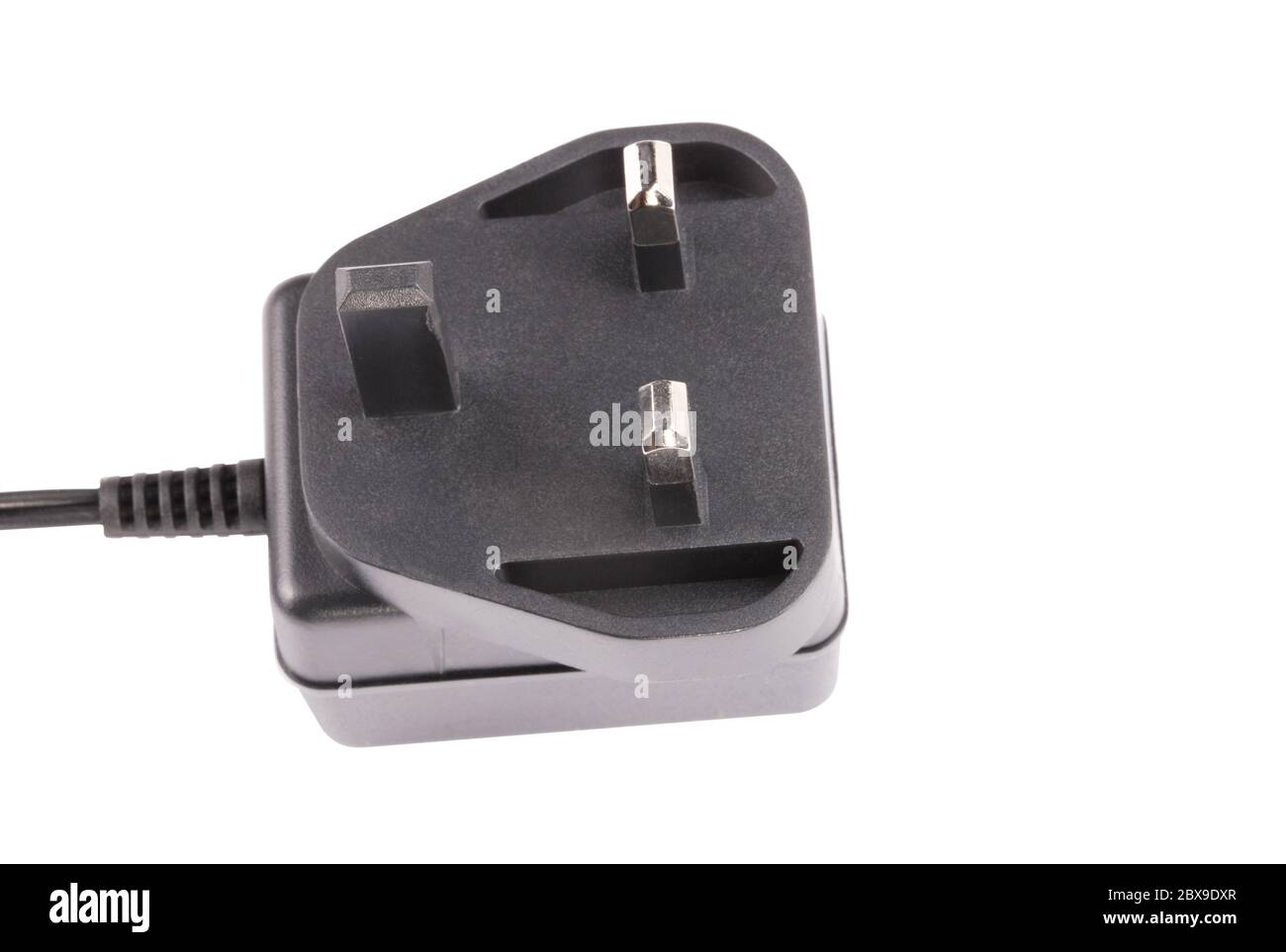 UK Outlet Plug with Cord Isolated Stock Photo - Alamy