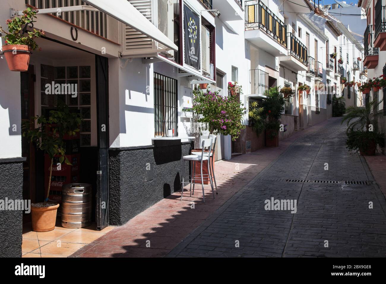 estepona streets views Stock Photo - Alamy