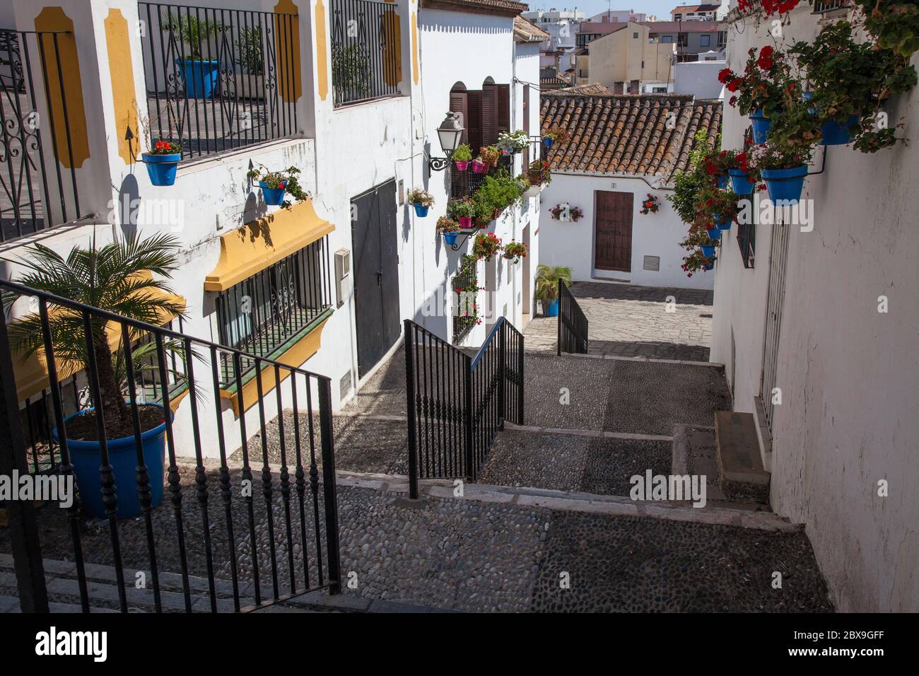 estepona streets views Stock Photo - Alamy