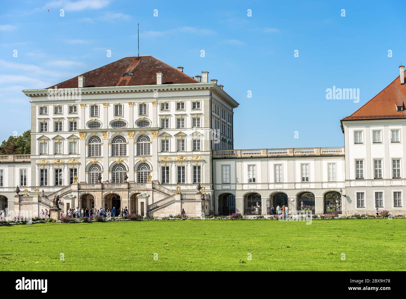 Nymphenburg Palace (Schloss Nymphenburg - Castle of the Nymphs). Munich ...
