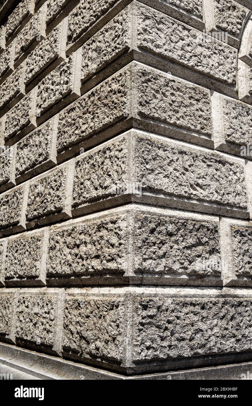 Rusticated stone blocks hi-res stock photography and images - Alamy