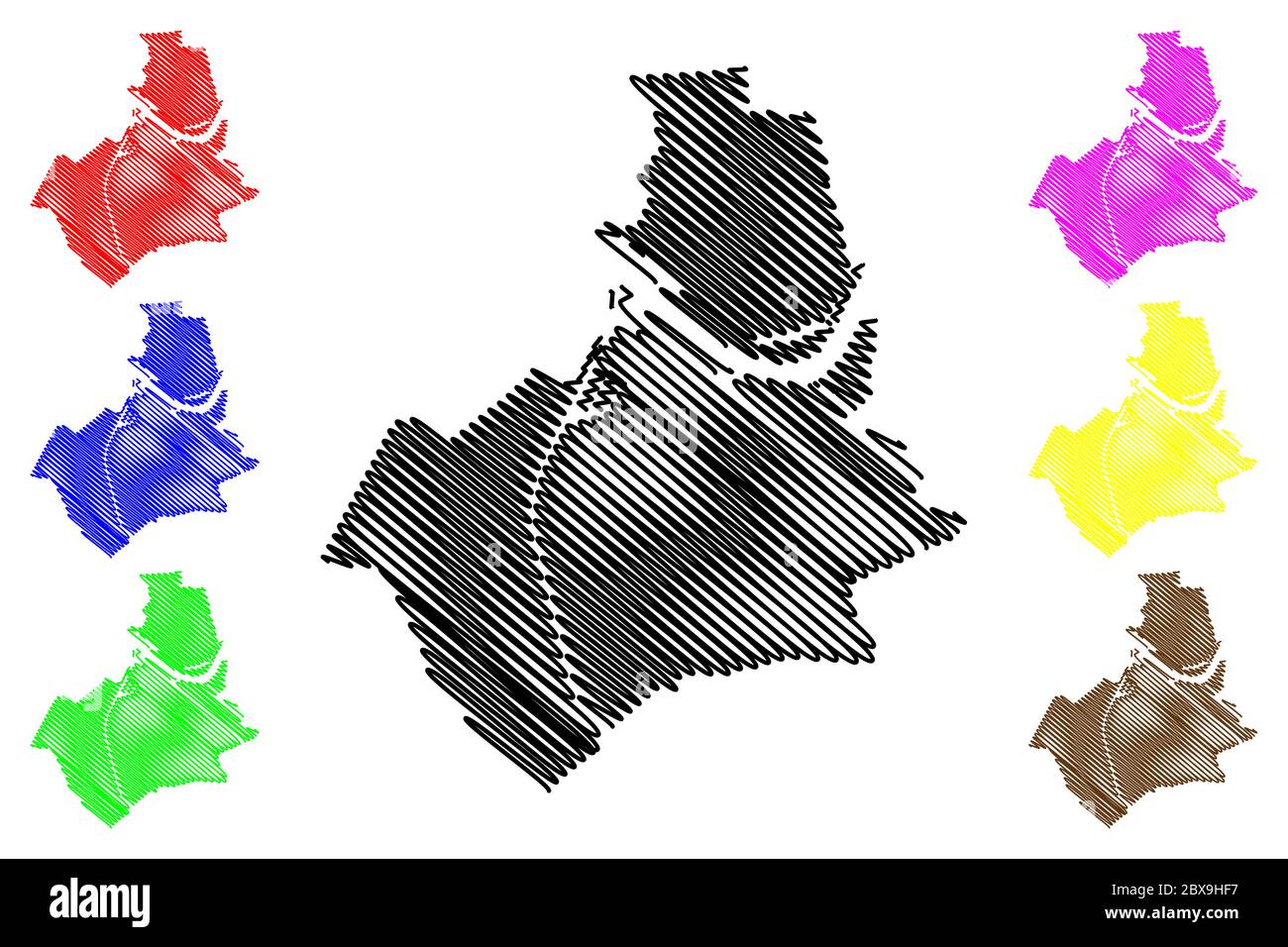 Nijmegen City (Kingdom of the Netherlands, Gelderland, Holland) map ...