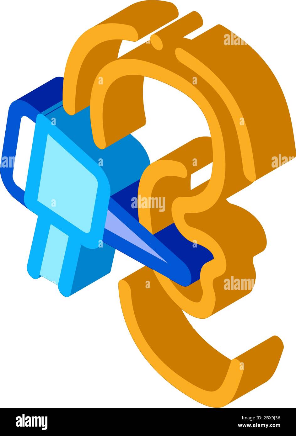 Ear Check isometric icon vector illustration Stock Vector Image & Art ...