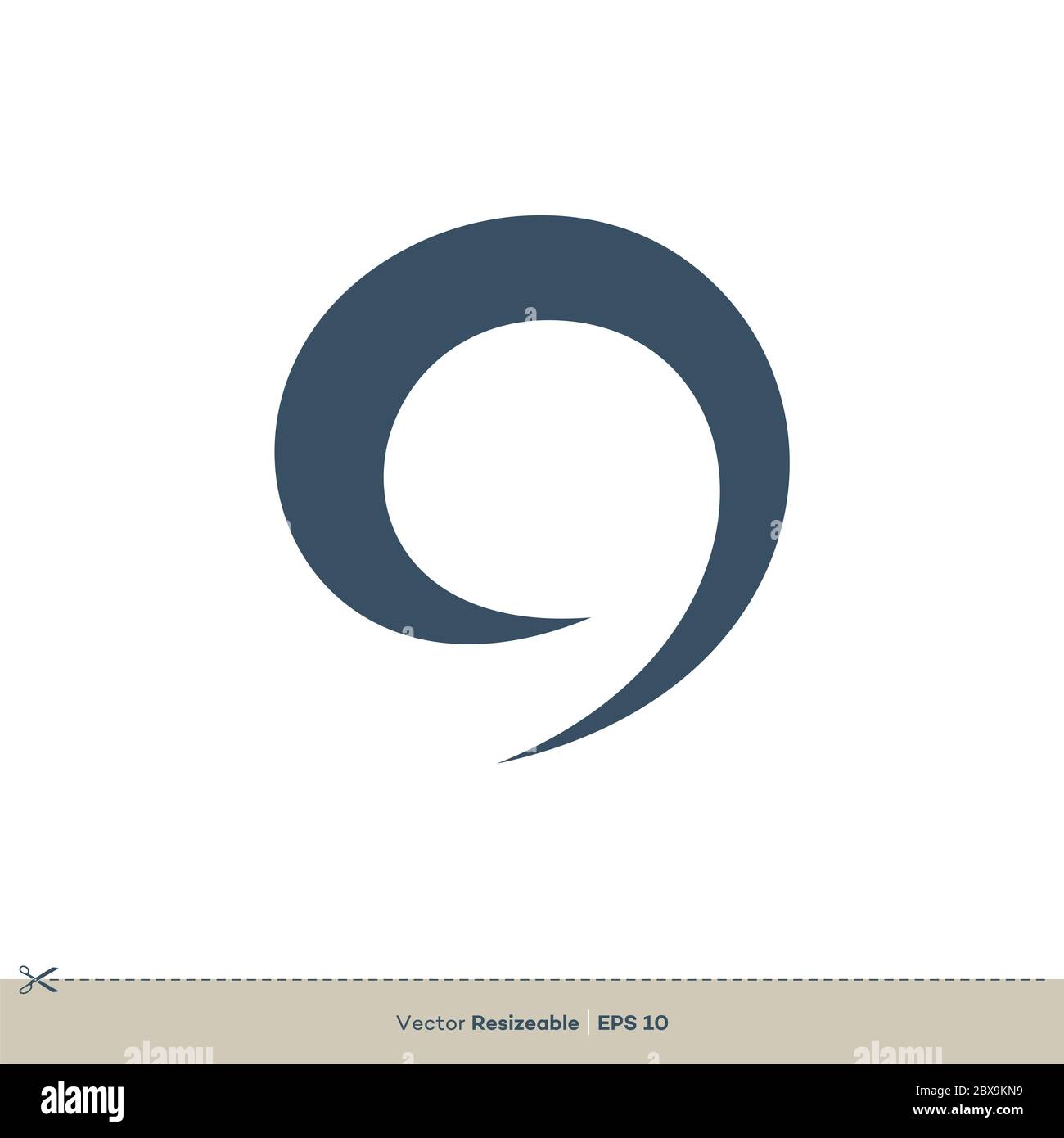 Swirl Swoosh Vector Logo Template Illustration Design. Vector EPS 10 ...