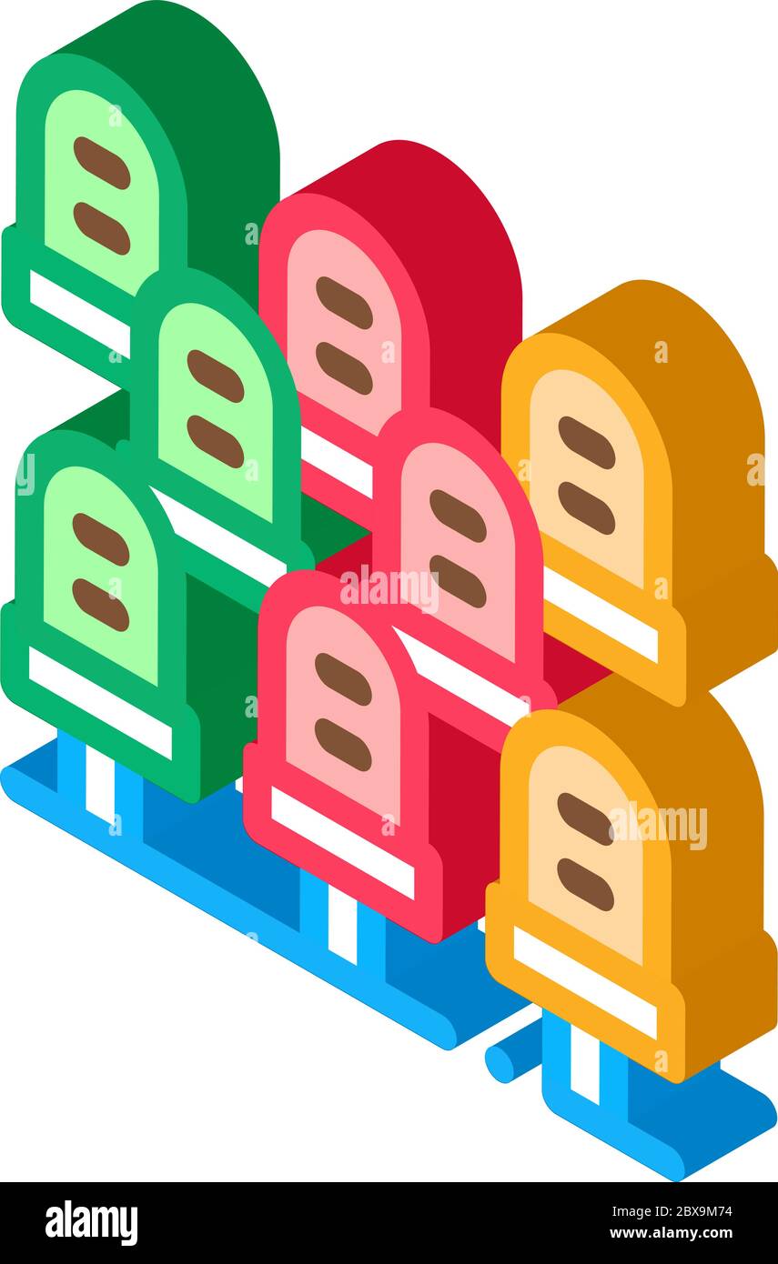 Spectator Seating isometric icon vector illustration Stock Vector Image ...