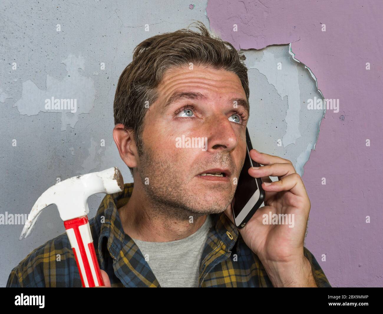 Frustrated man diy hi-res stock photography and images - Alamy