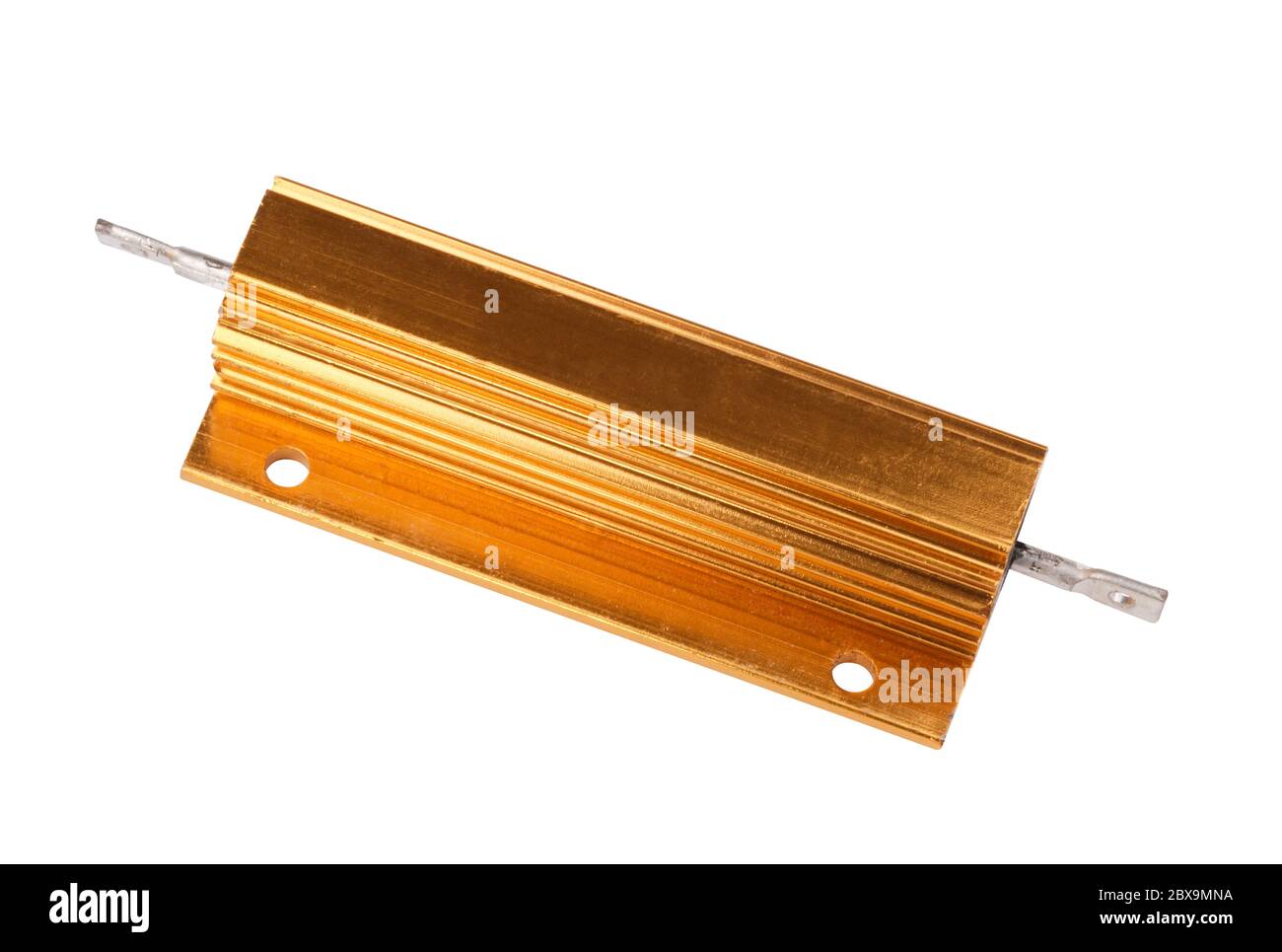 Resistor in Metal Case Isolated Stock Photo - Alamy