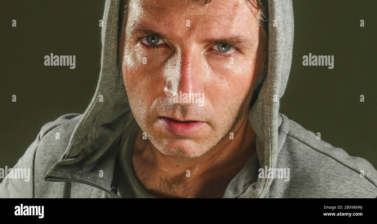 Boxer with sweaty face hi-res stock photography and images - Alamy