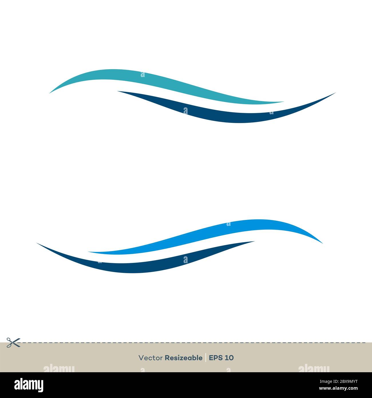 Wave Water Swoosh Vector Logo Template Illustration Design. Vector EPS ...