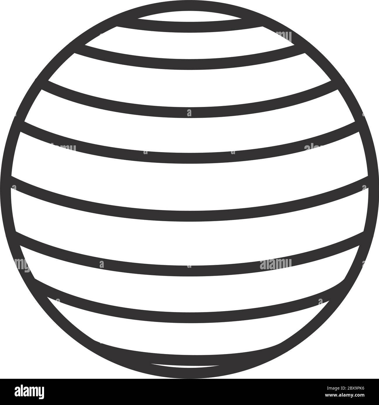 global sphere over white background, line style, vector illustration ...