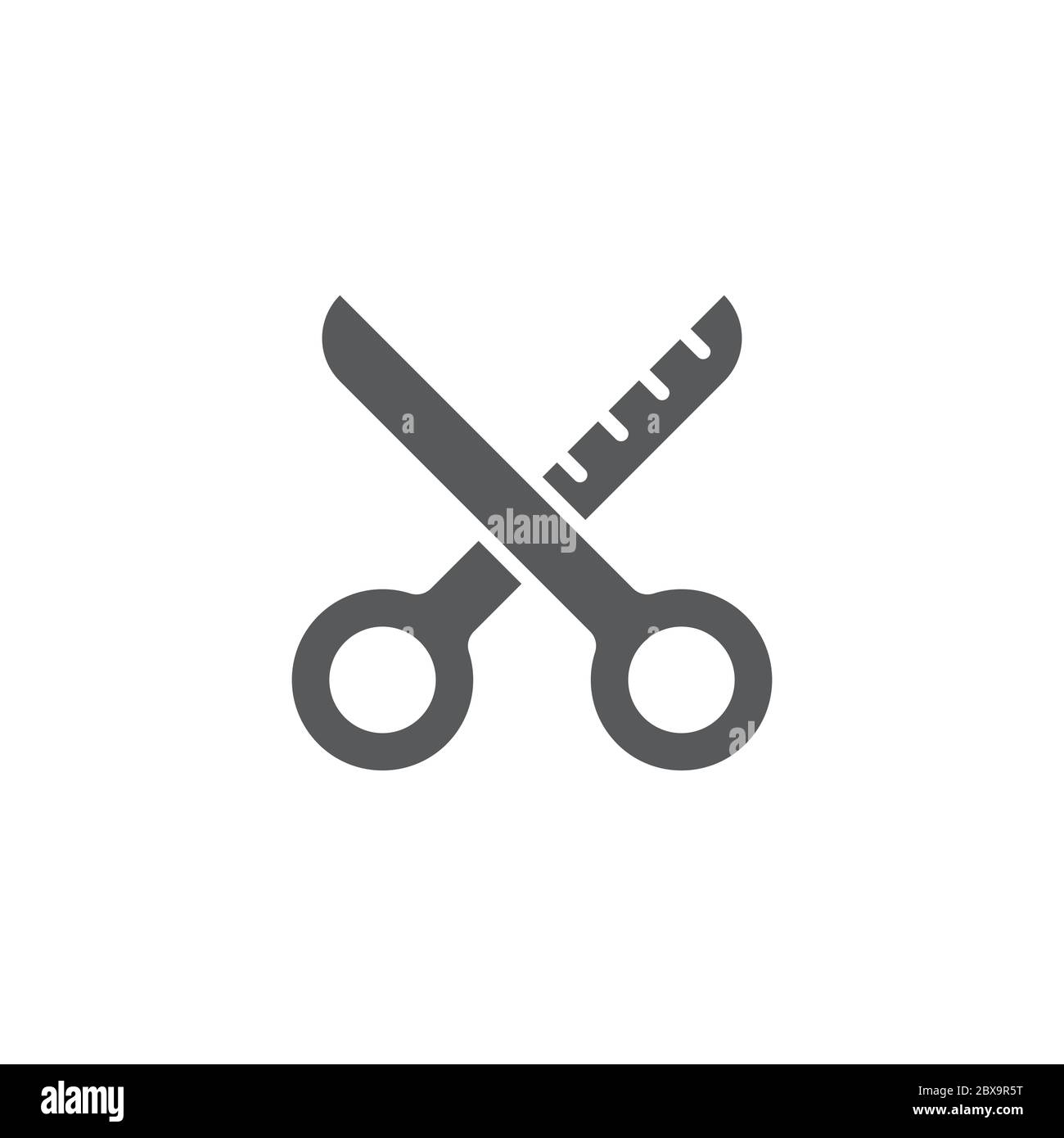 Barber shop equipment vector icon symbol tools isolated on white ...