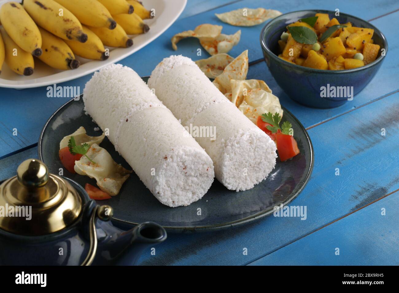 PUTTU / WHITE RICE PITTU -Kerala special breakfast items made using ...