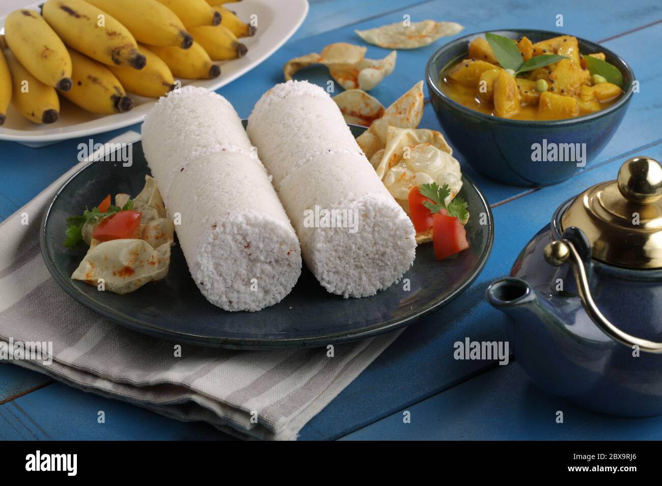 PUTTU / WHITE RICE PITTU -Kerala special breakfast items made using ...