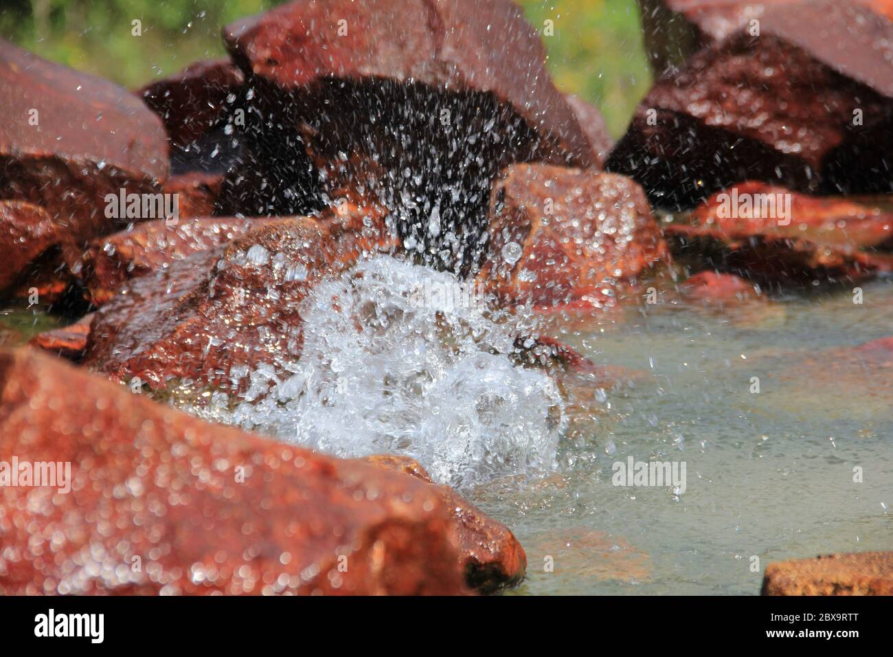 The Andernach Geyser in Germany Stock Photo - Alamy