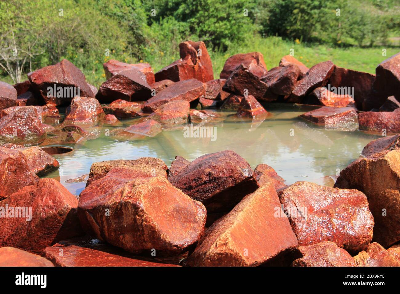 The Andernach Geyser in Germany Stock Photo - Alamy