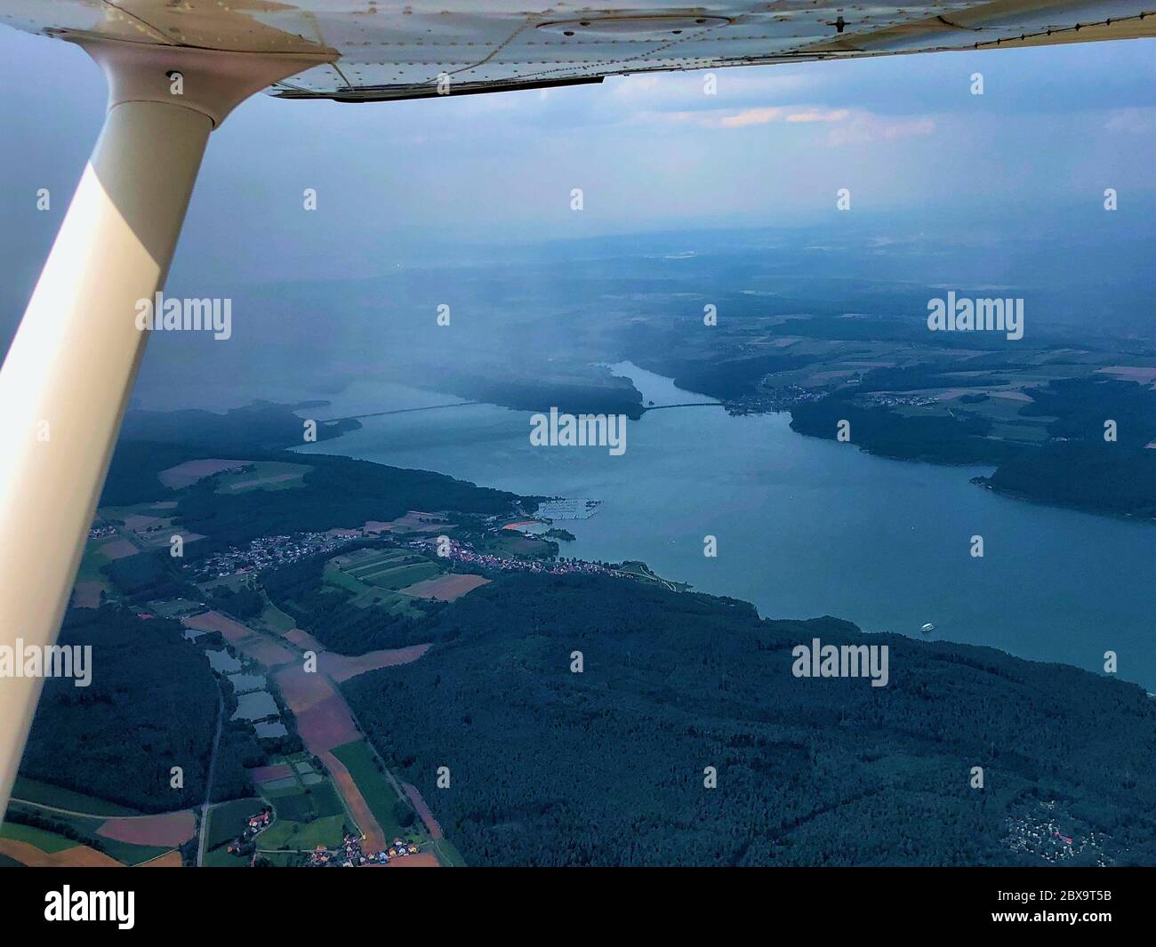 Bavaria panorama flight Stock Photo - Alamy