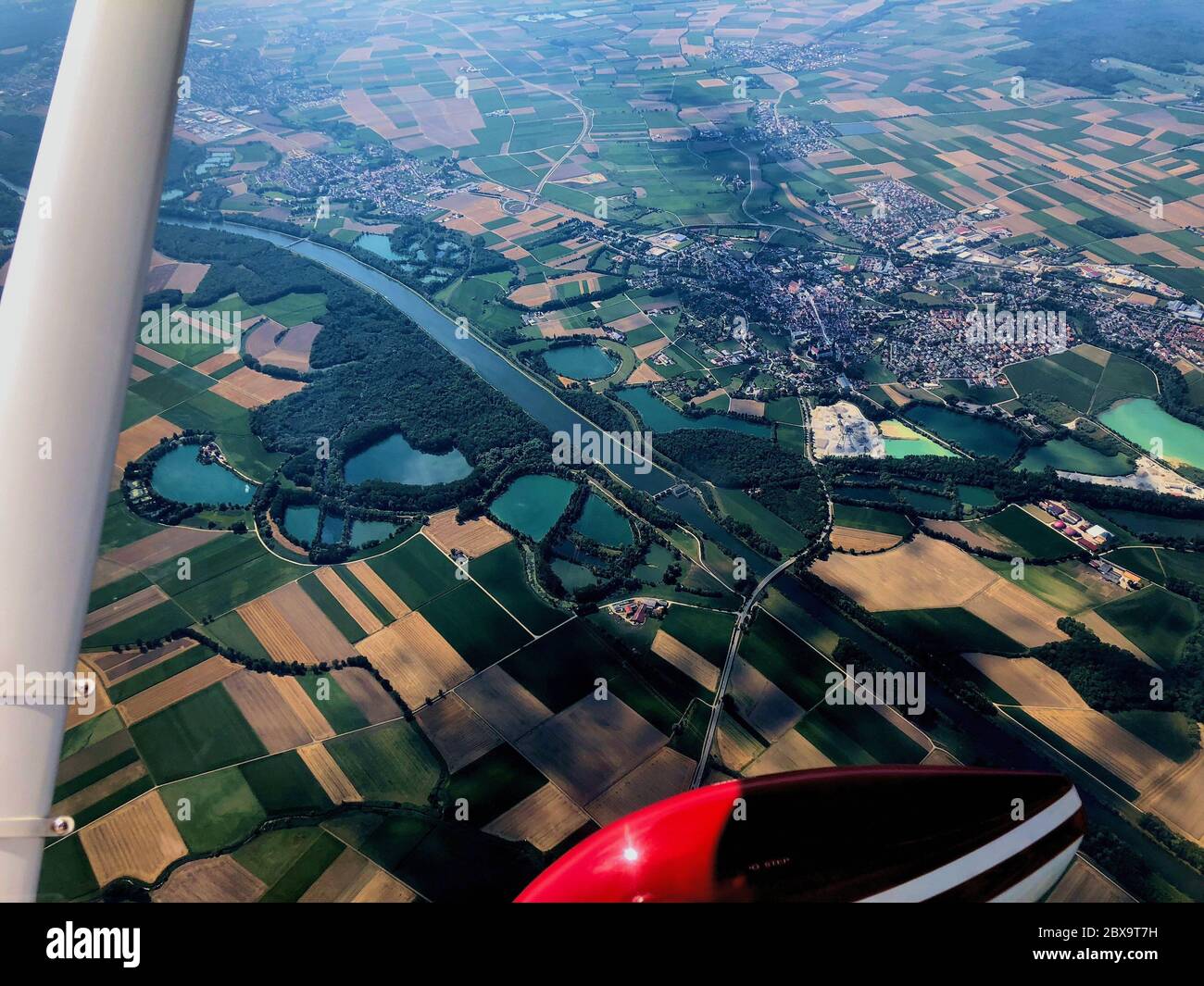Bavaria panorama flight Stock Photo - Alamy