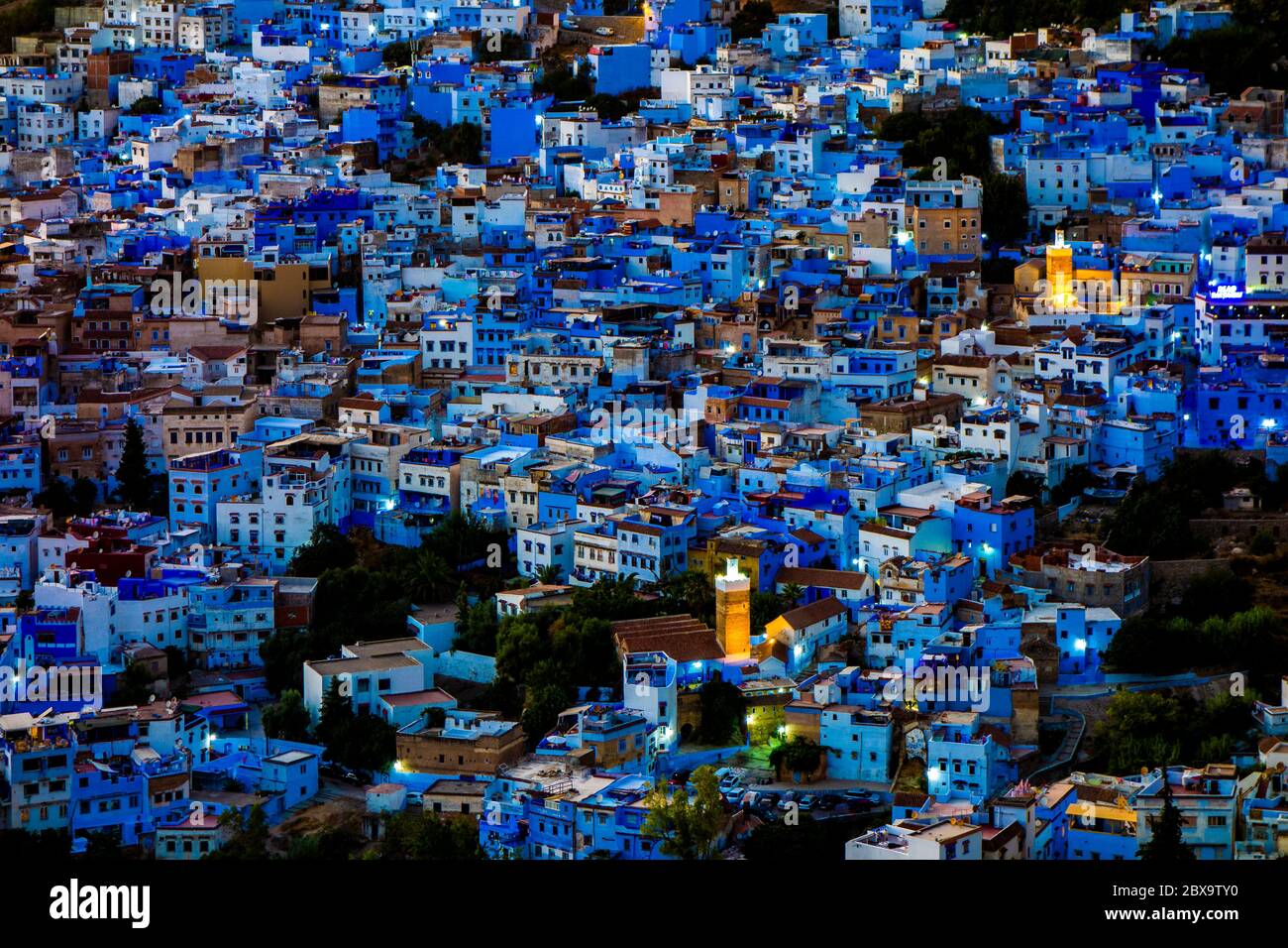 Rif region blue medina hi-res stock photography and images - Alamy