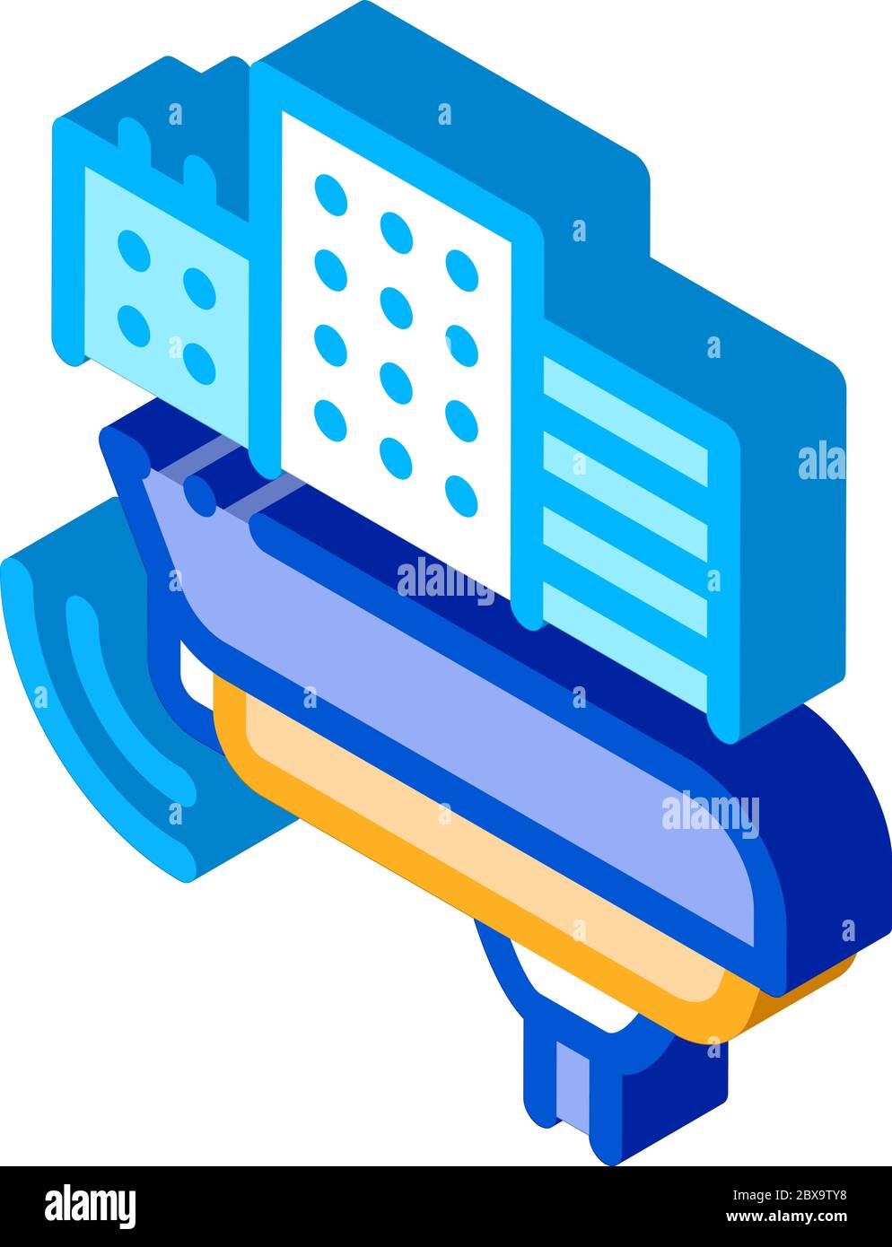 CCTV isometric icon vector illustration Stock Vector Image & Art - Alamy