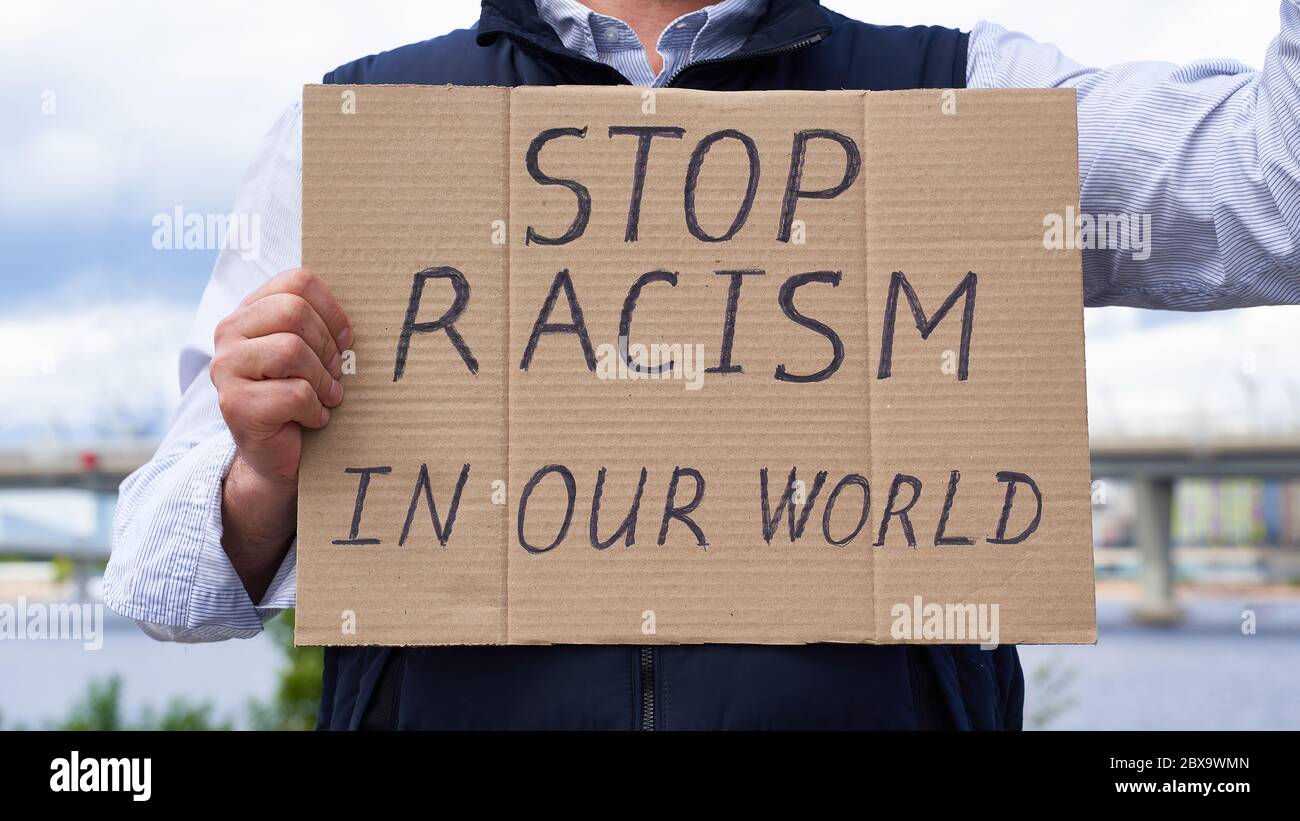 Stop Racial Discrimination Signs