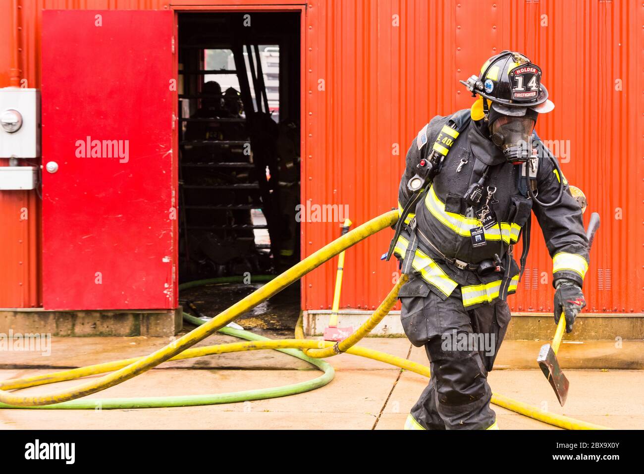 Dragging to the fire hi-res stock photography and images - Alamy