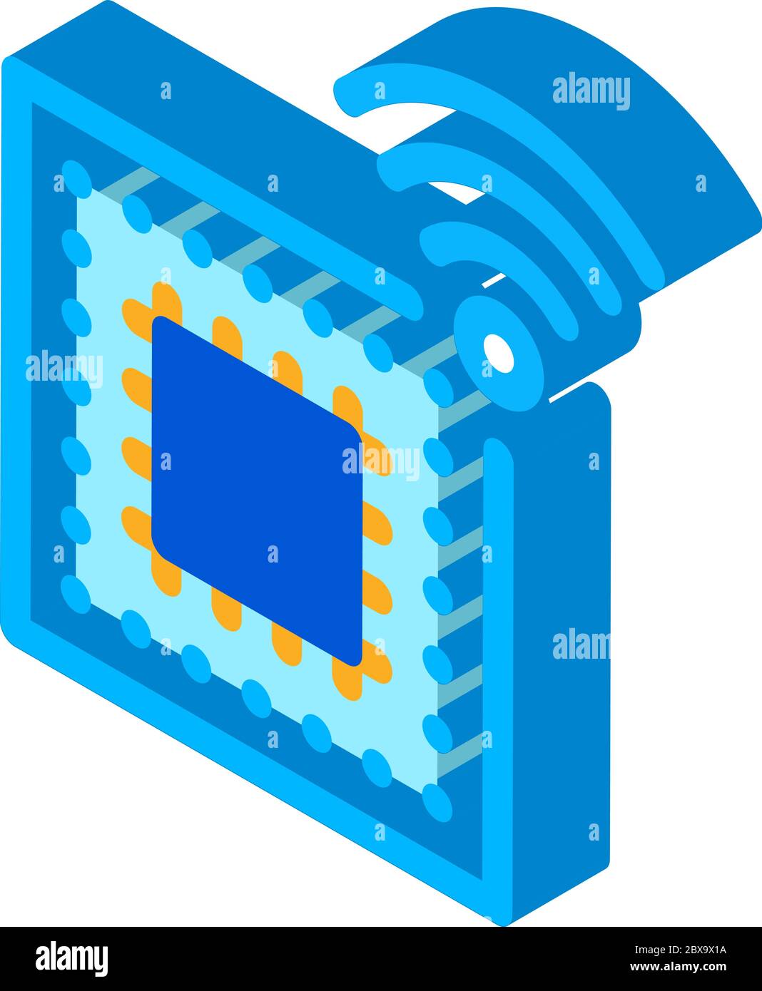 Isometric motherboard vector illustration Cut Out Stock Images ...