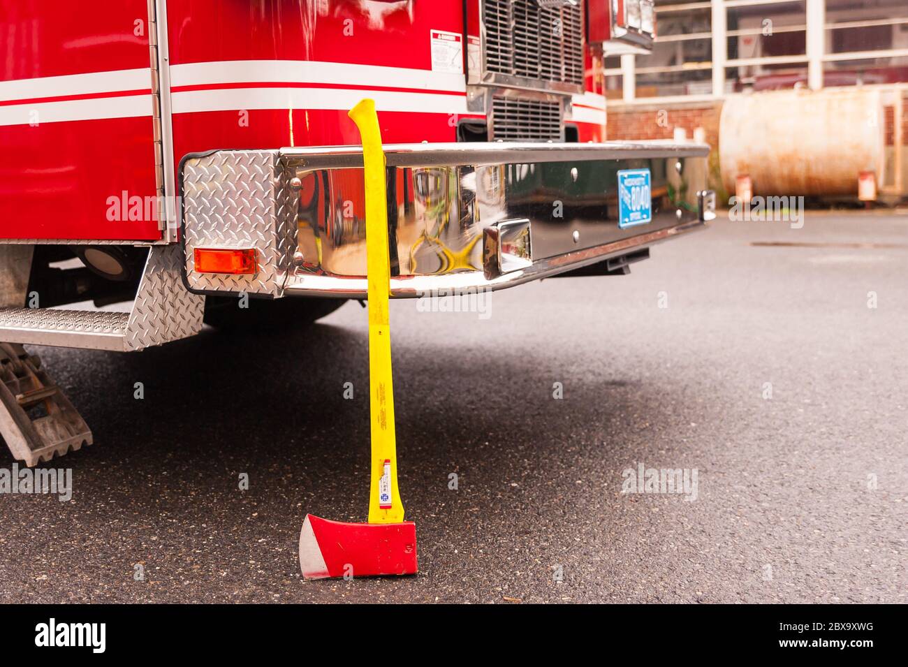 Parked Fire Truck High Resolution Stock Photography and Images - Alamy