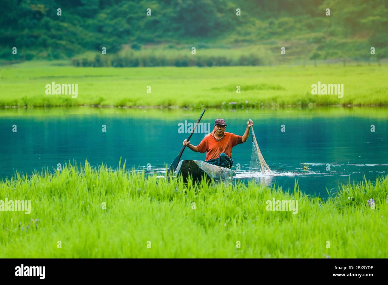 A beautiful evening from Syangja, Nepal Stock Photo - Alamy