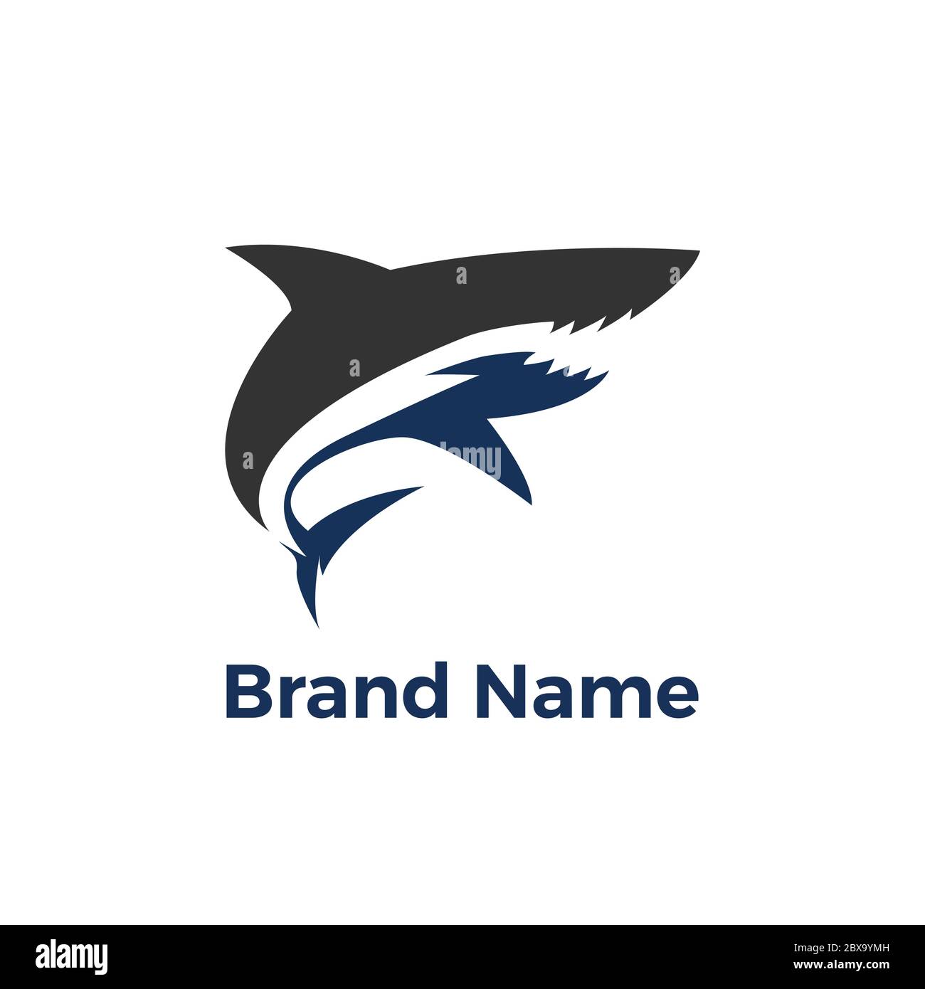 Shark logo hi-res stock photography and images - Alamy