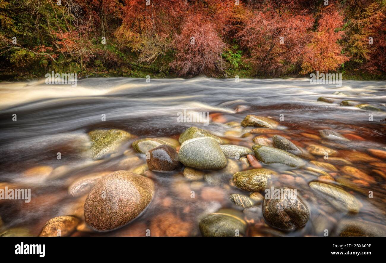 Fast flowing river low perspective hi-res stock photography and images ...