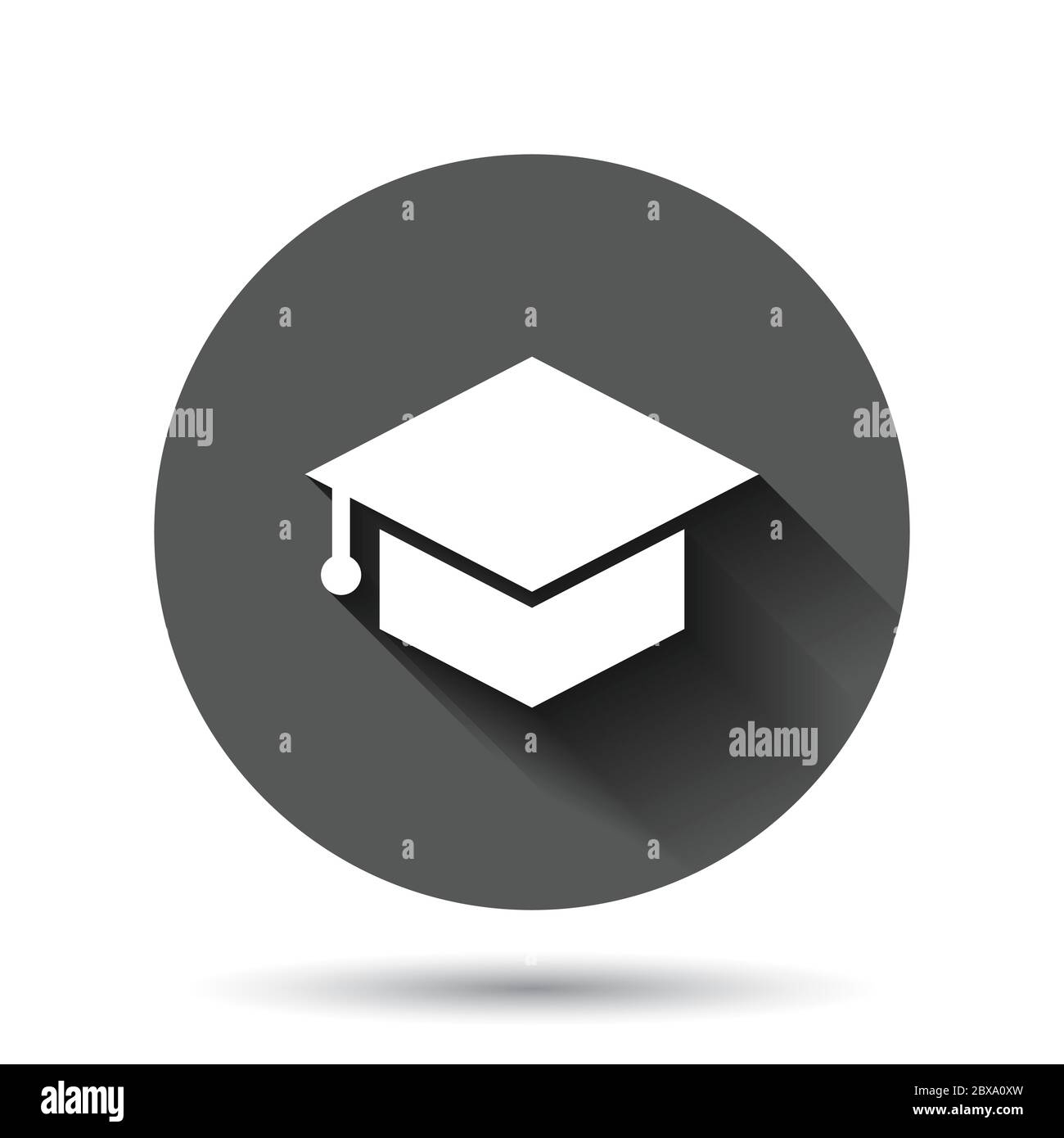 Circle Cut Outs Graduation Cap