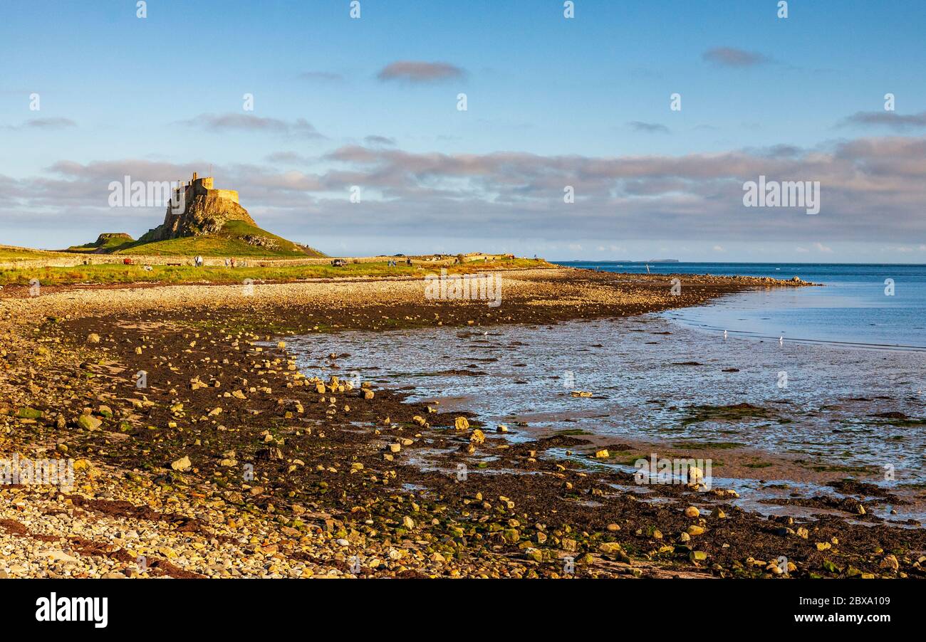 Holy island beach hi-res stock photography and images - Alamy