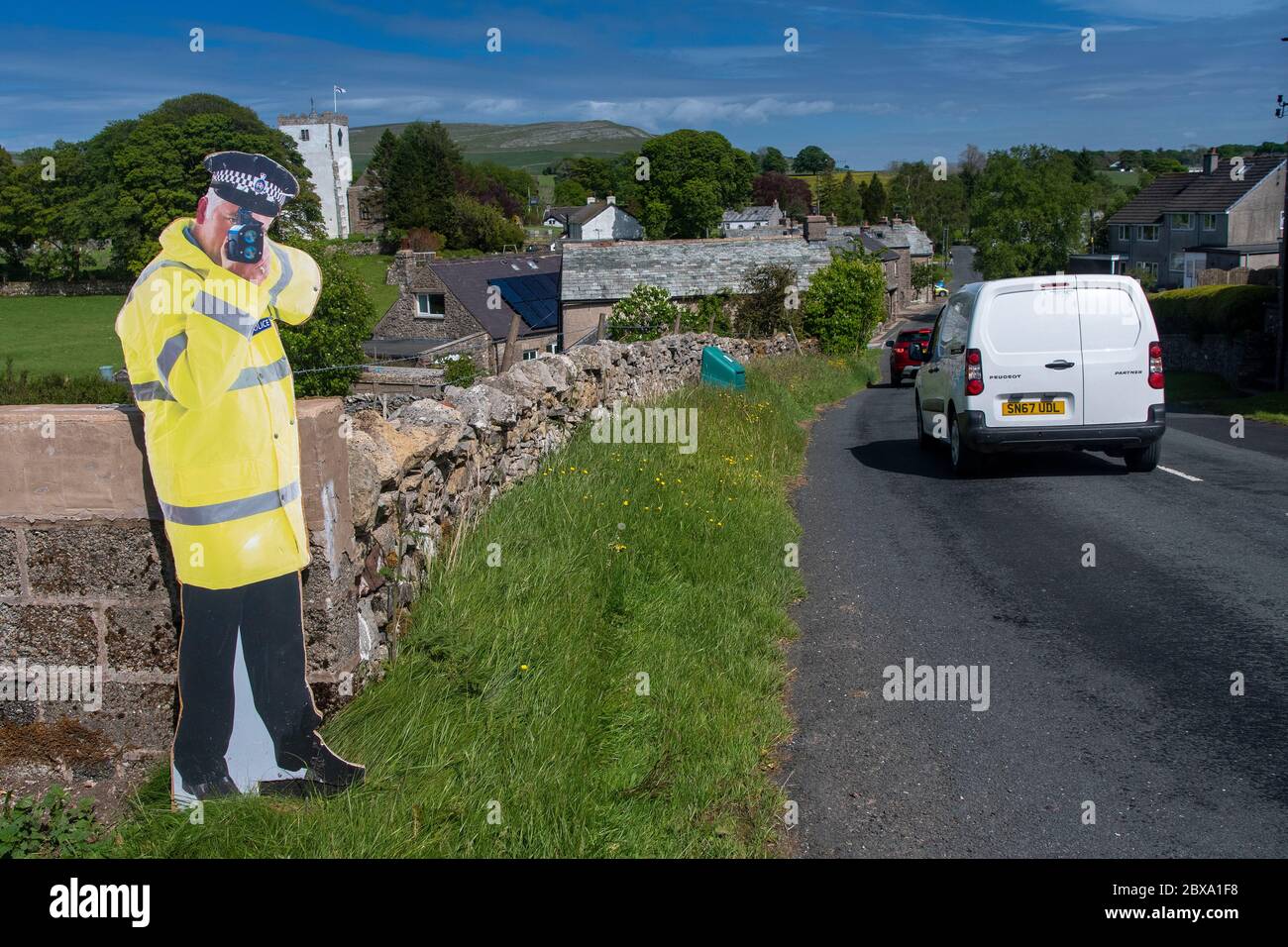 Cardboard cut out policeman hi-res stock photography and images - Alamy