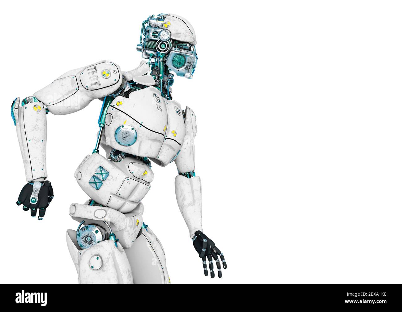 test machine is ready. This dummy test doll in clipping path is very ...