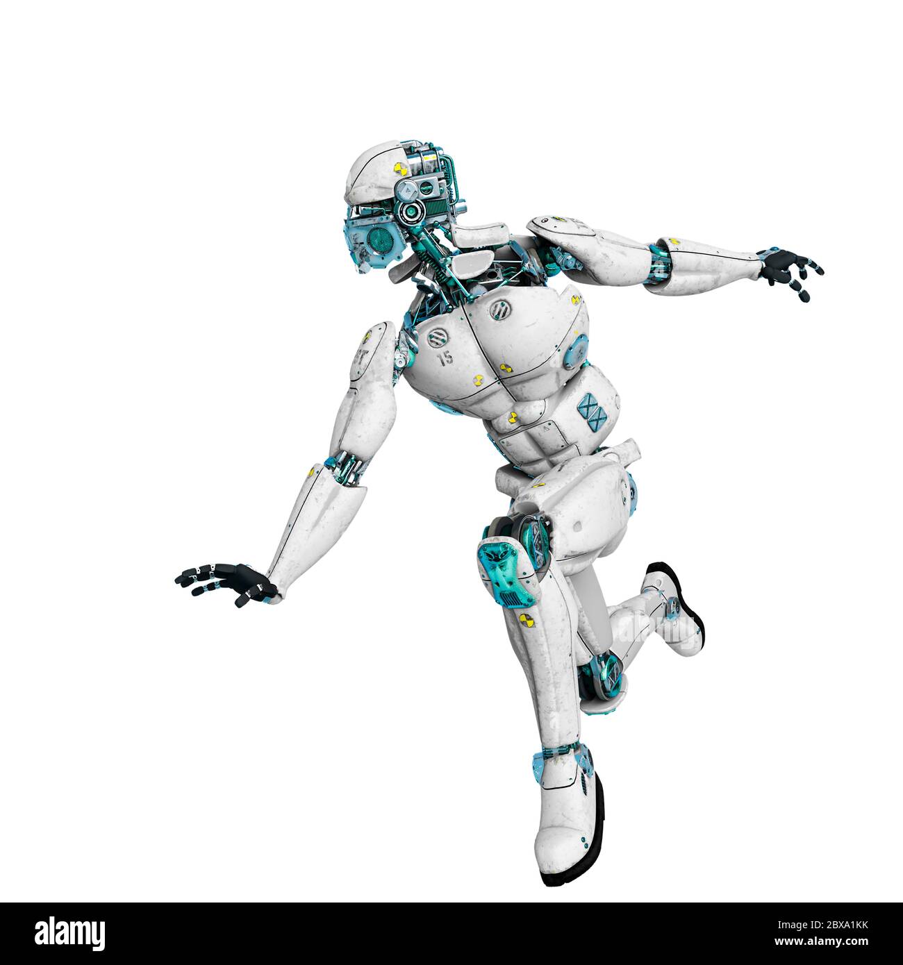 test machine is running. This dummy test doll in clipping path is very ...