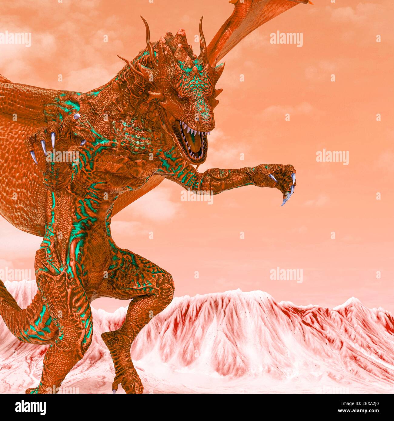 Medieval dragon hell hi-res stock photography and images - Alamy