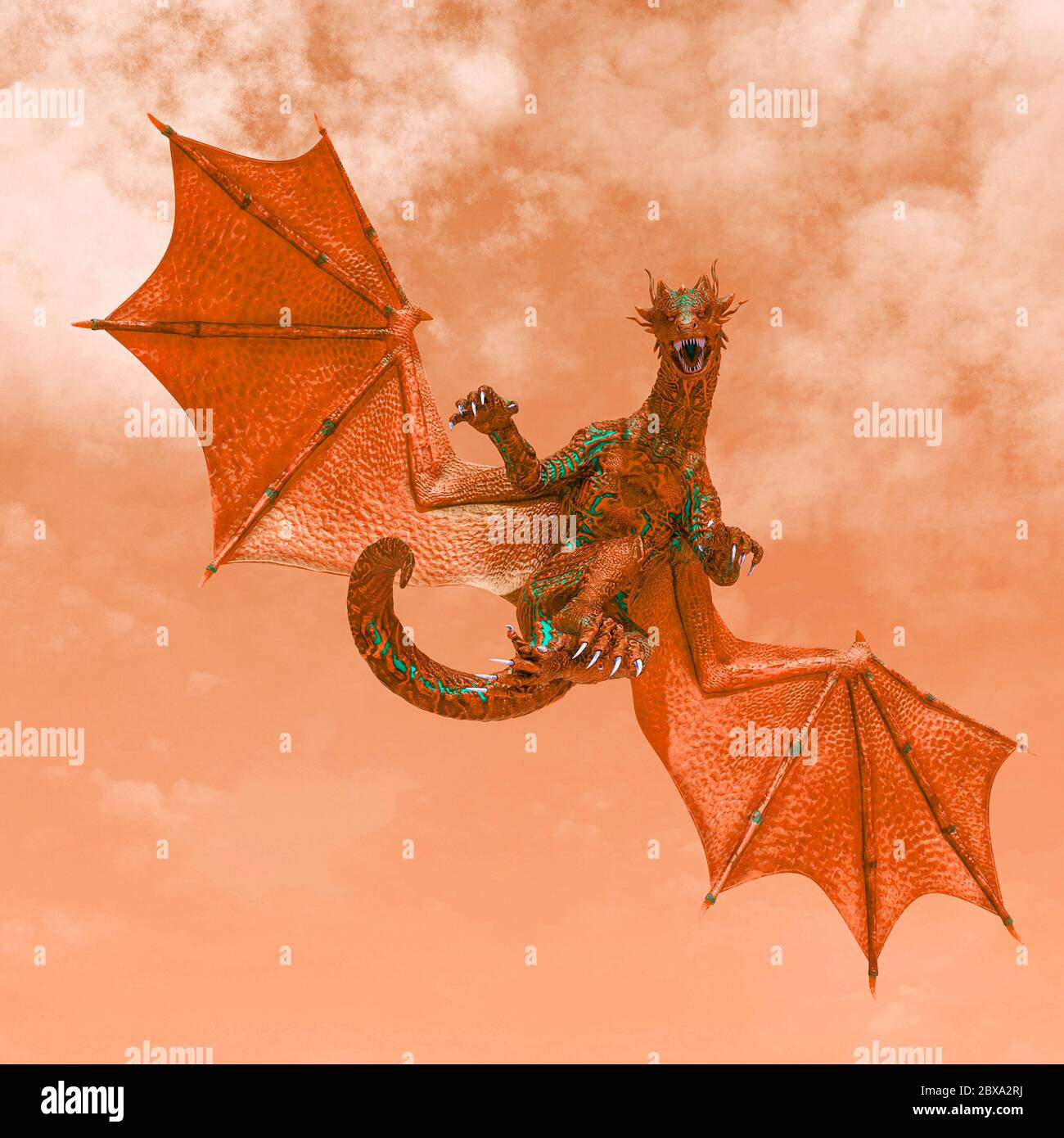 Medieval dragon hell hi-res stock photography and images - Alamy