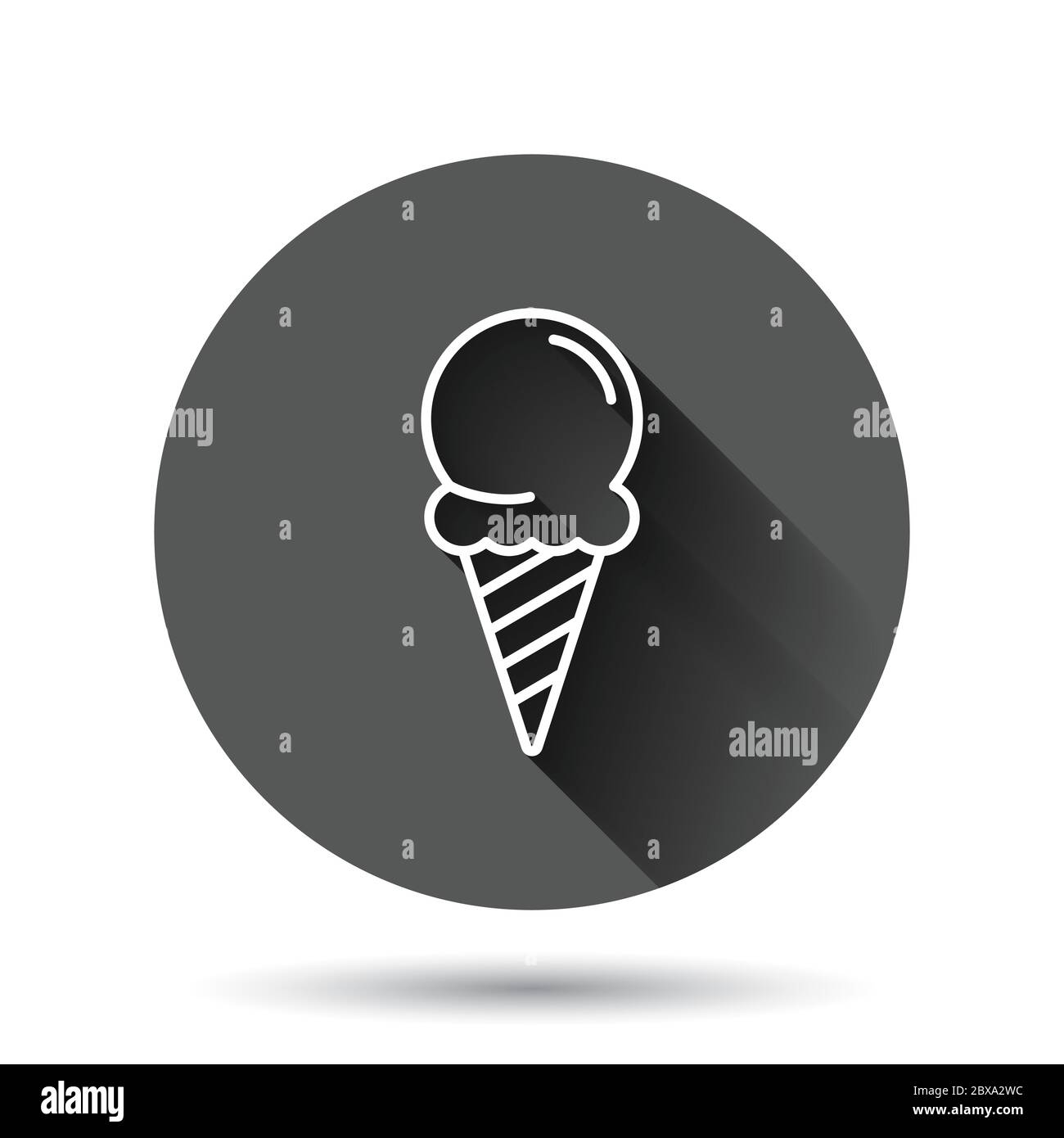 Long ice cream sundae Stock Vector Images - Alamy
