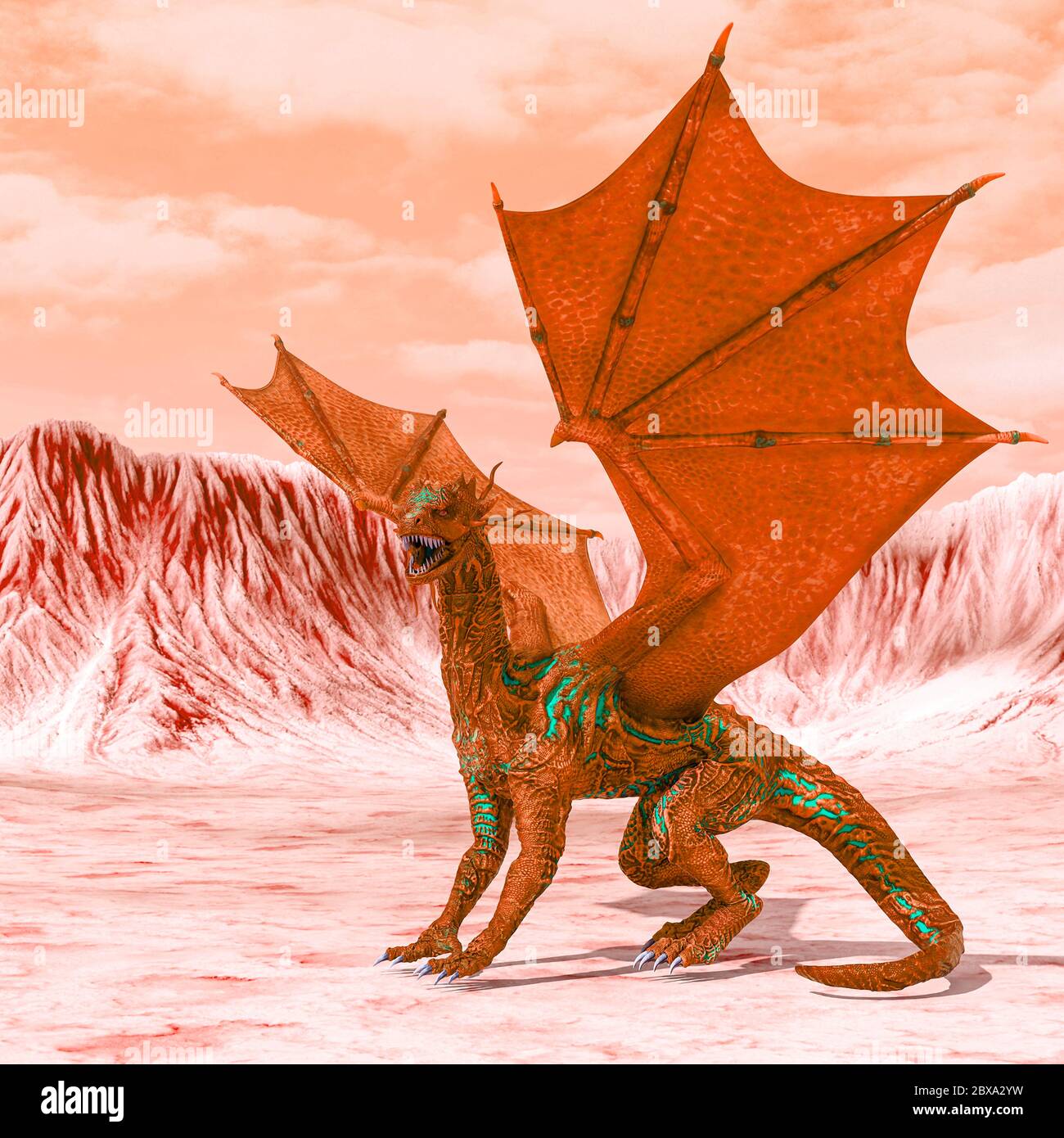 Medieval dragon hell hi-res stock photography and images - Alamy