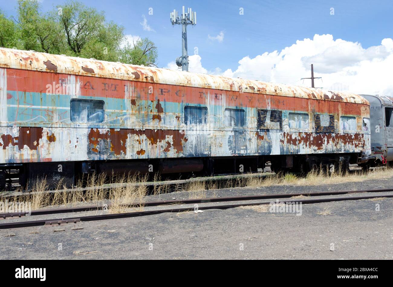Rusty train car hi-res stock photography and images - Alamy